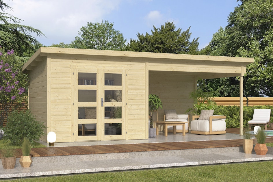 Wolff Finnhaus Gartenhaus Ole 6028 - 28 mm online kaufen